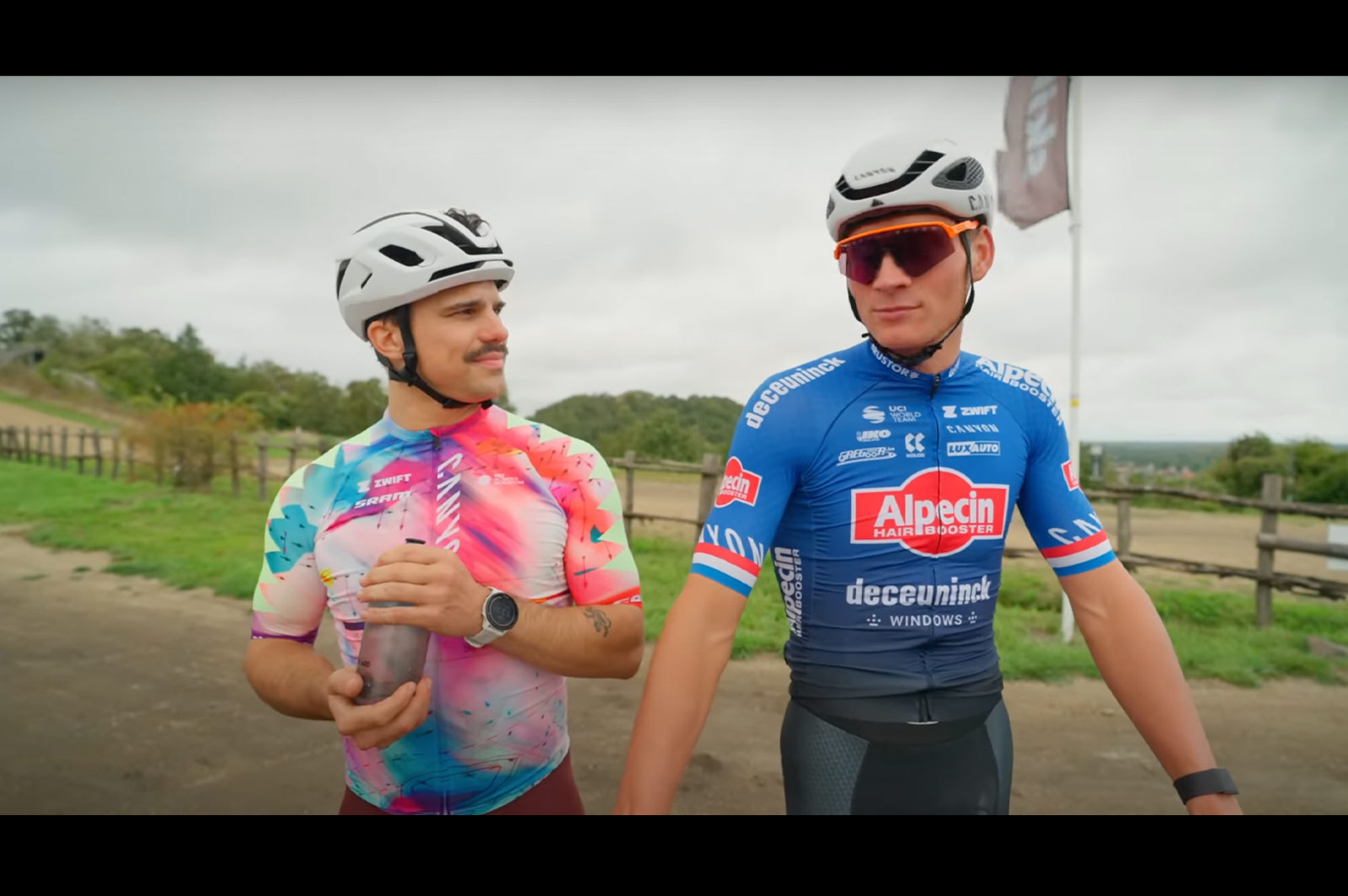 Fun gegarandeerd: Average Rob ft. Mathieu van der Poel - video - MTBblog.nl